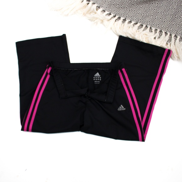adidas | Pants & Jumpsuits | Adidas Side Stripe High Waisted Zip Front ...